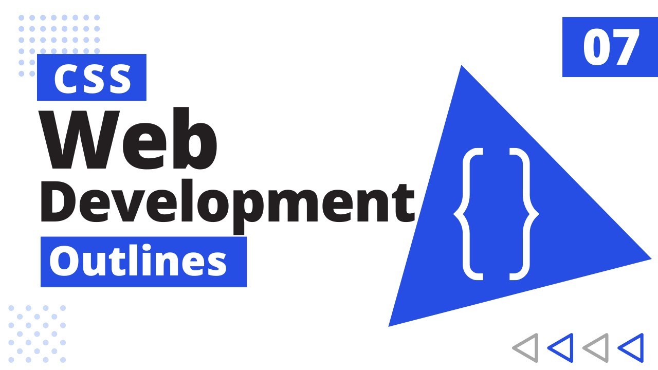 7 Css Outlines Css Bangla Tutorial Css3 Bangla Tutorial Complete Web Development Course 5452