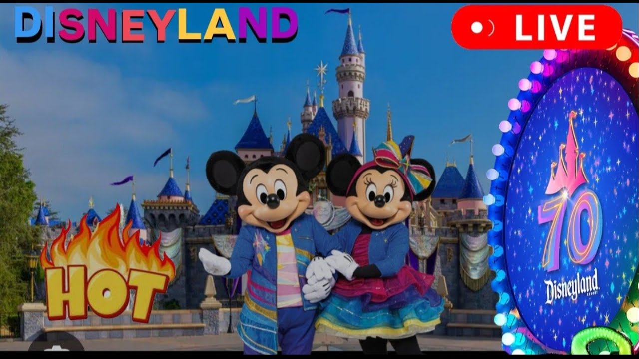 DISNEY Disneyland Hot Sunny Day Rides Shows #livestream - YouTube