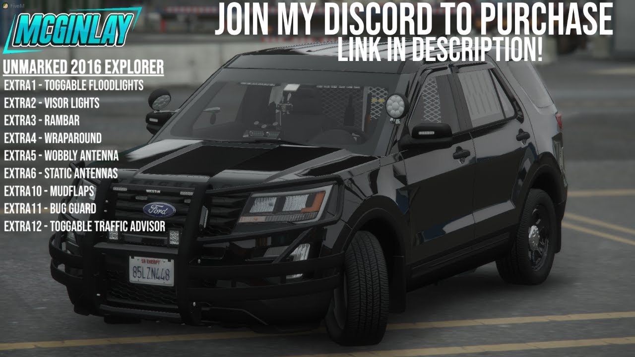 2016 Ford Police Interceptor Utility (FPIU) | NON ELS | FiveM Ready ...