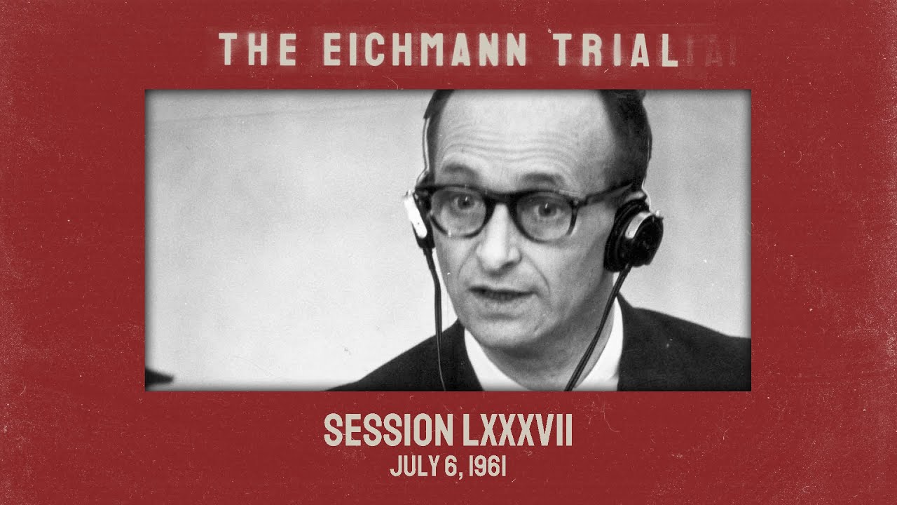 The Eichmann Trial: Session 87 (subtitled) - YouTube