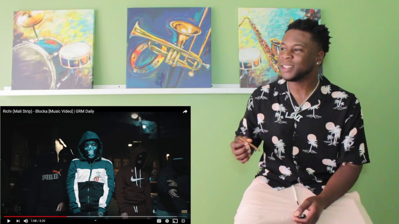 Richi (Mali Strip) - Blocka (Music Video) (American Reaction) - YouTube