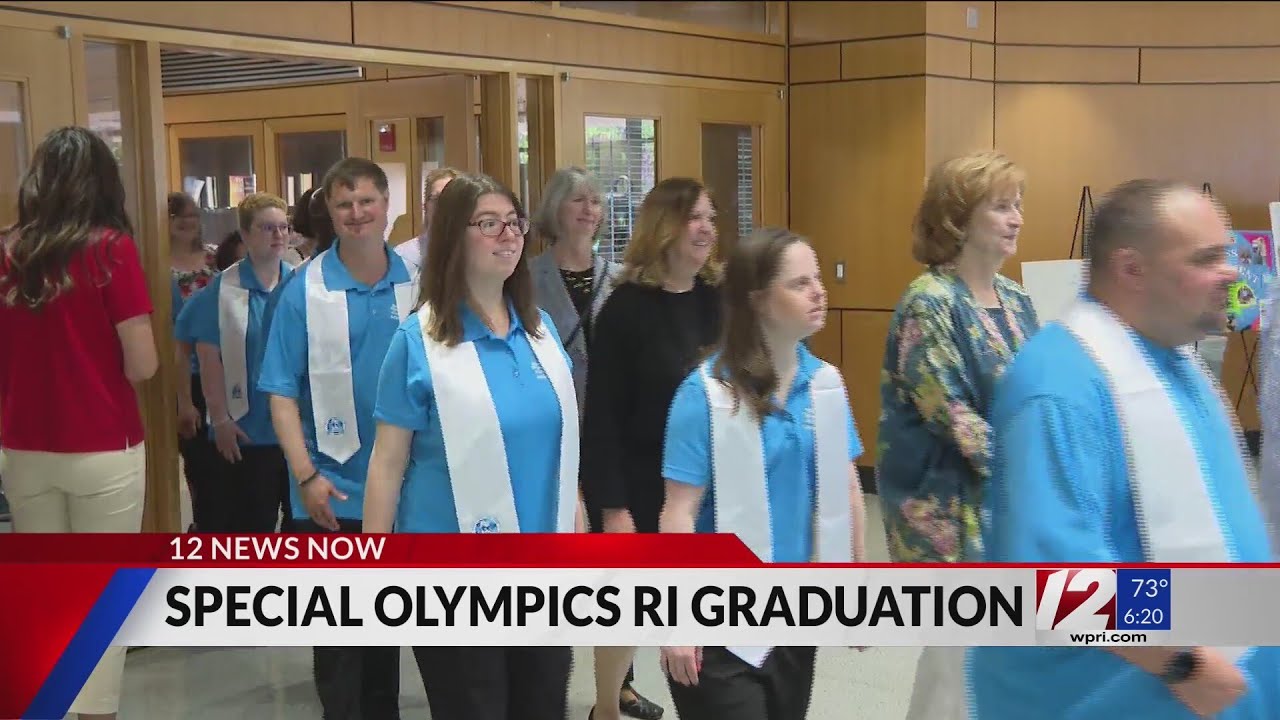 Special Olympics holds Athlete Leadership Graduation - YouTube