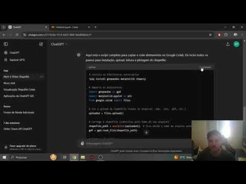 ChatGPT criando scripts em Python para geoprocessamento (IA e Geo) - YouTube