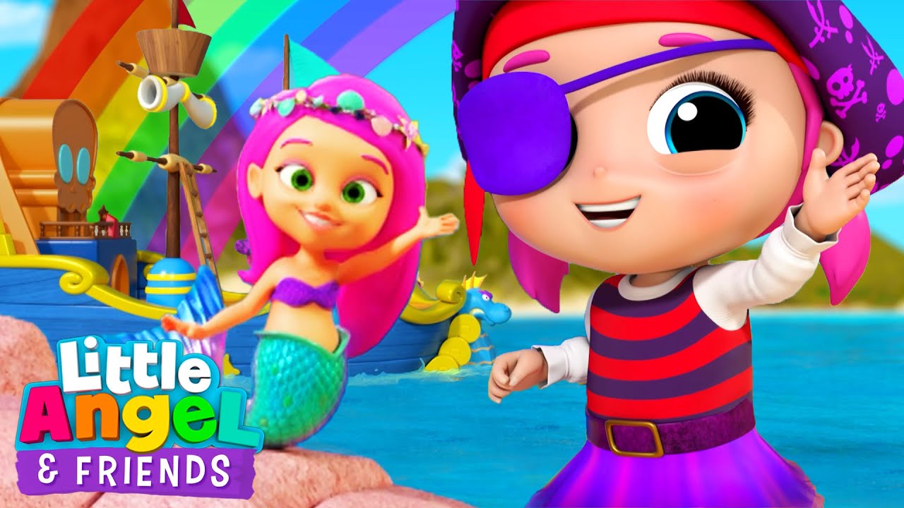 Princess Jill Meets A Mermaid! + More Mermaid Fairy Tales | Little ...