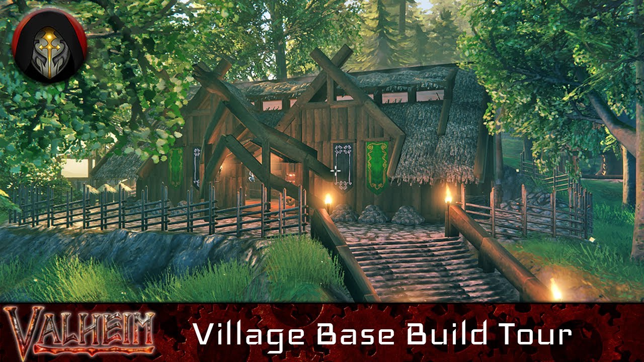 VALHEIM | Village Base Tour - YouTube