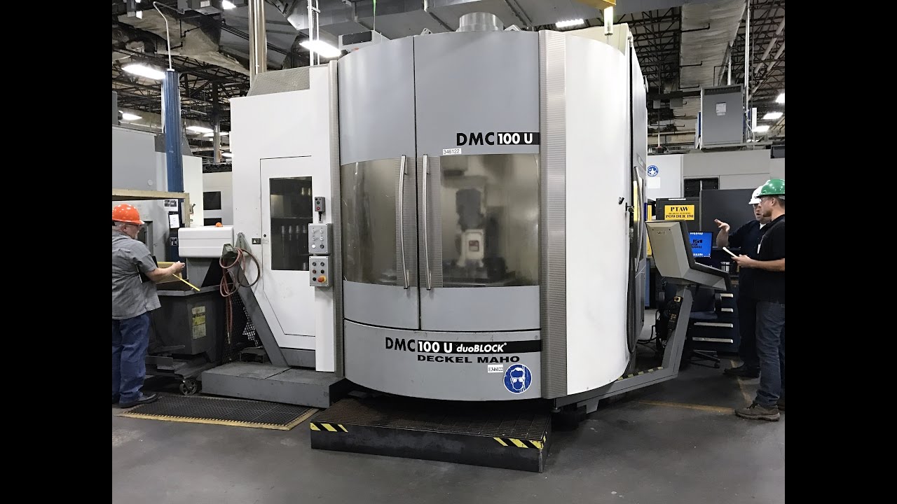 Machine #2 DMG DMC-100U Duoblock | DMC100U SN:11480000753 Video #1 ...