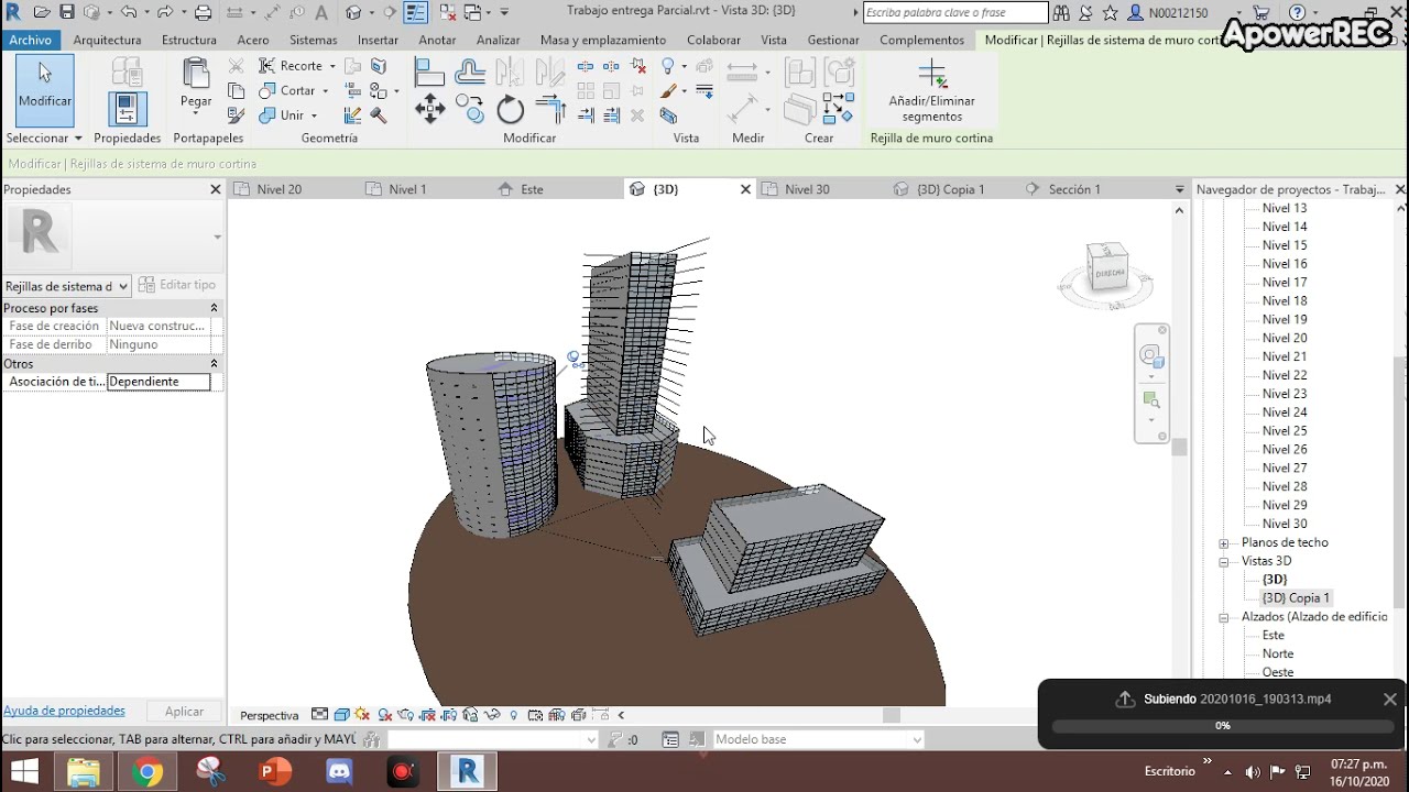 Volumetria Revit - Cruzado Arenas Diego - YouTube