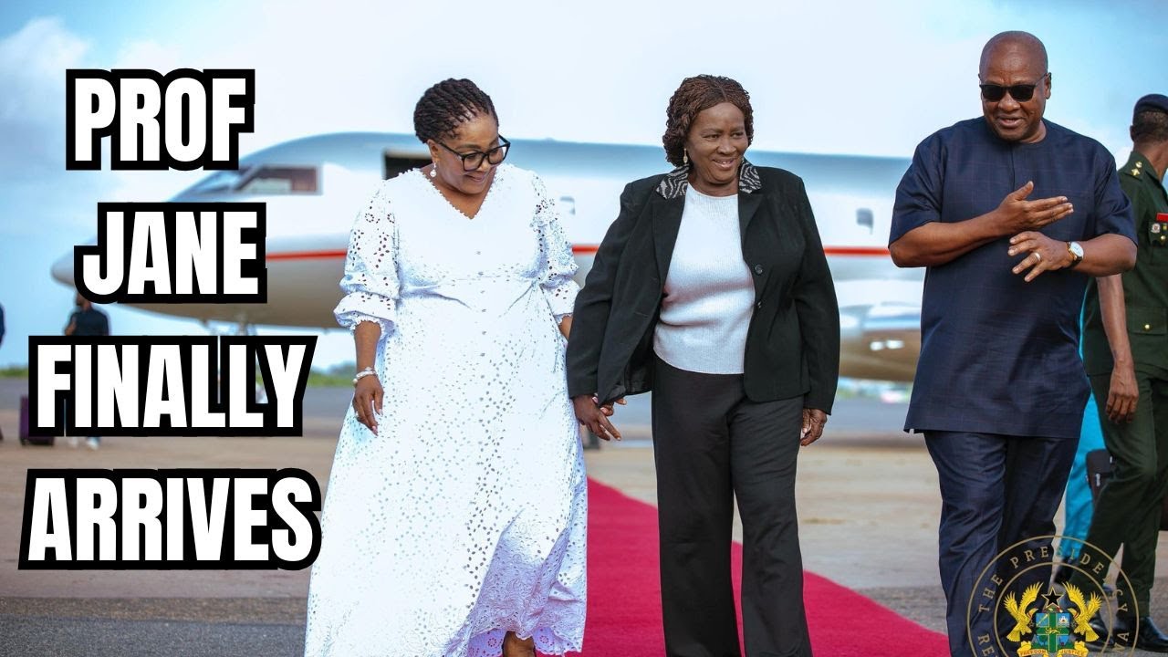 Prof Jane finally arrives in Ghana, those who wished her dead will ...