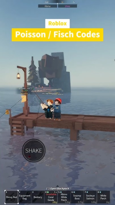 Codes Fisch / Poisson - Nouveaux codes pour Poisson Roblox - YouTube