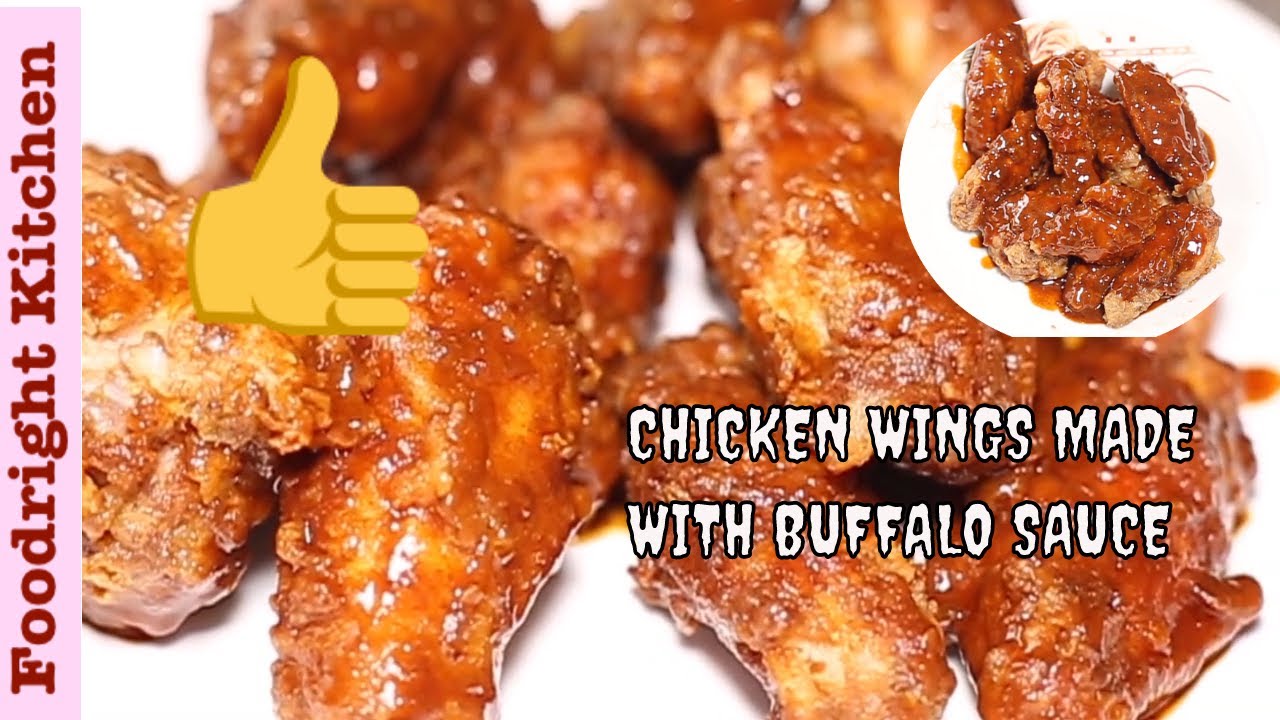 CRISPY BUFFALO CHICKEN WINGS RECIPE | IT'S SO JUICY | Foodright Kitchen ...