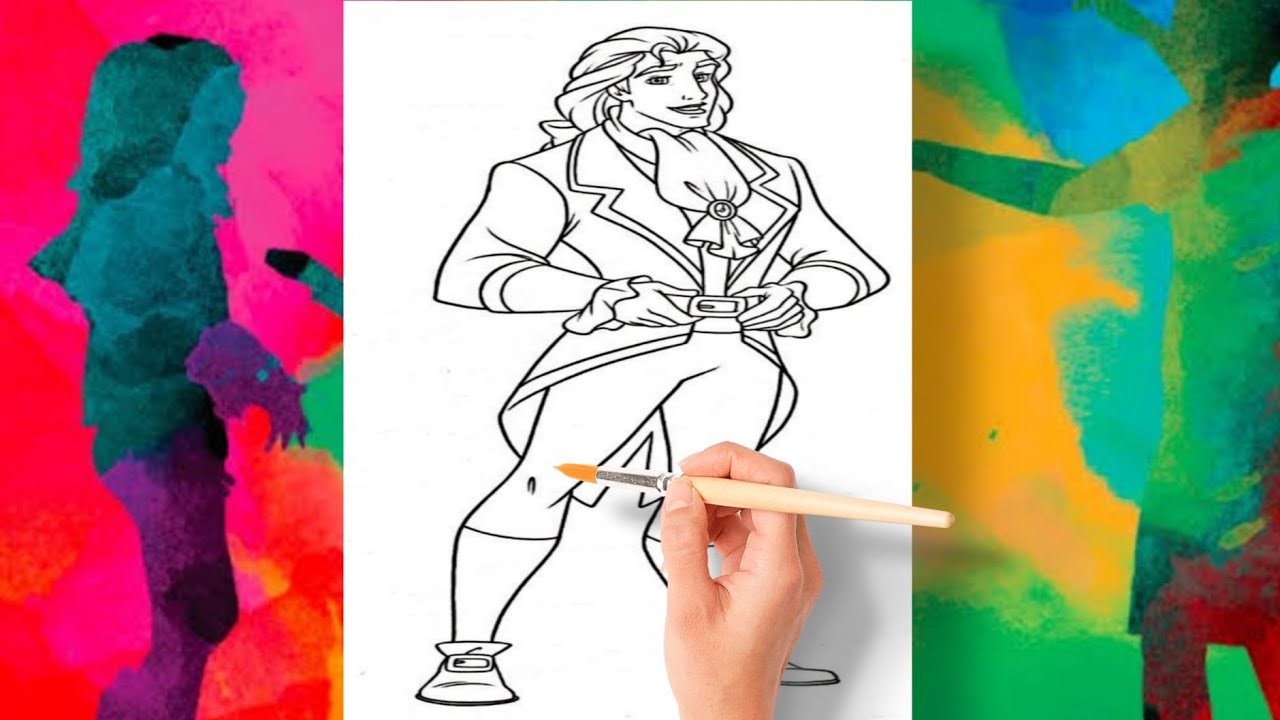 John rolfe |John rolfe drawing 🖌️🎨 | Colouring 🌈 craft by @Colouringday ...