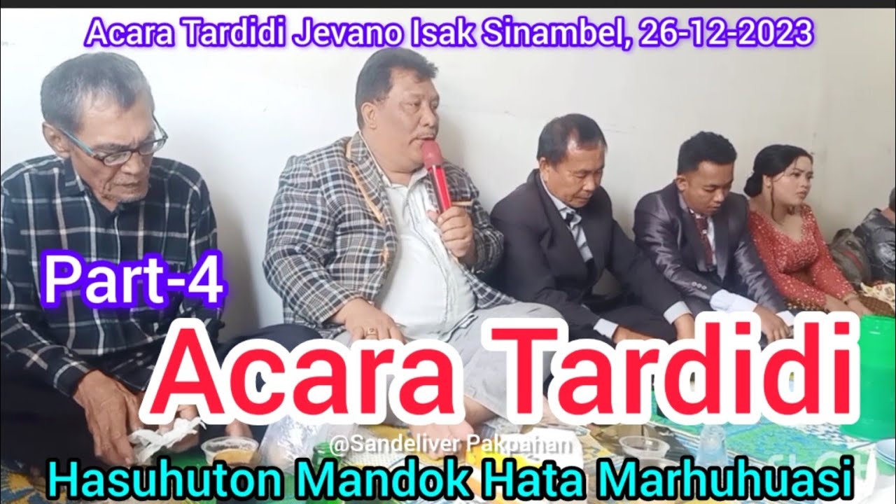 #tips HASUHUTON MANDOK HATA HUHUASI DI ACARA TARDIDI ADAT BATAK (Part-4 ...