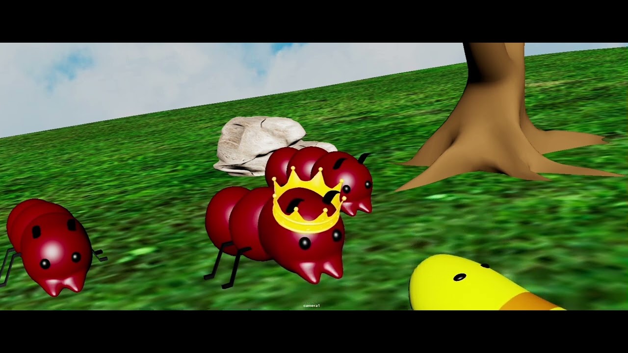 HIKAYAT SEMUT DAN ULAT : MMD 21203 3D MODELING AND ANIMATION - YouTube