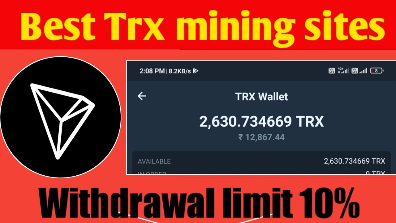 Latest Trx Mining Best Investment Project 2022 Online Income Trx
