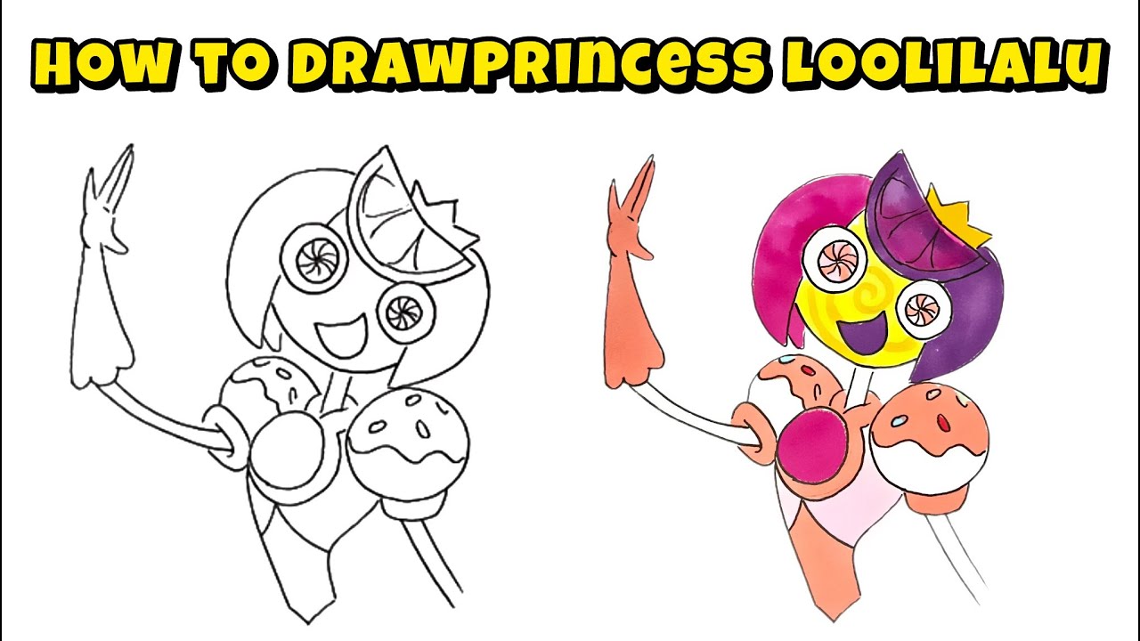 How to Draw Princess Loolilalu from The Amazing Digital Circus - YouTube