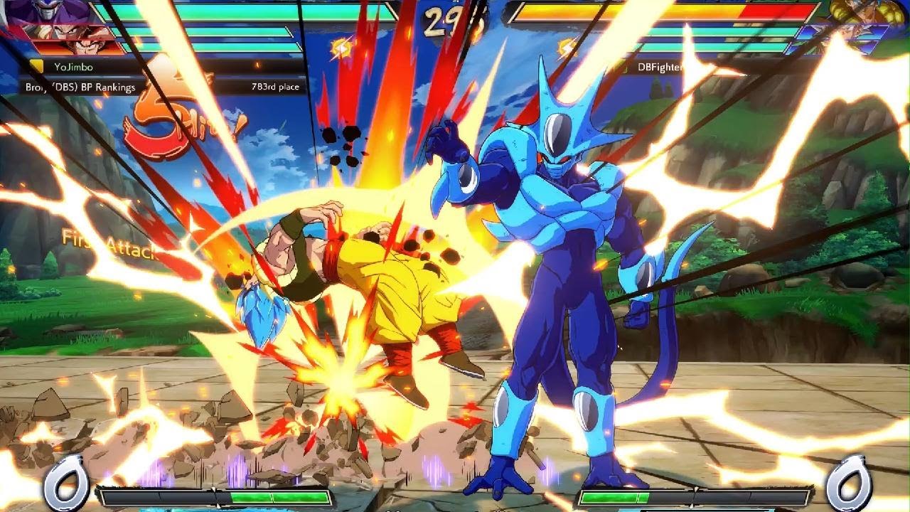 DRAGON BALL FighterZ SSB Gogeta SS Ui Goku vs Cooler Tien Goku - YouTube
