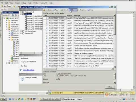 Understanding and Optimizing the SQL Server Error Logs - YouTube