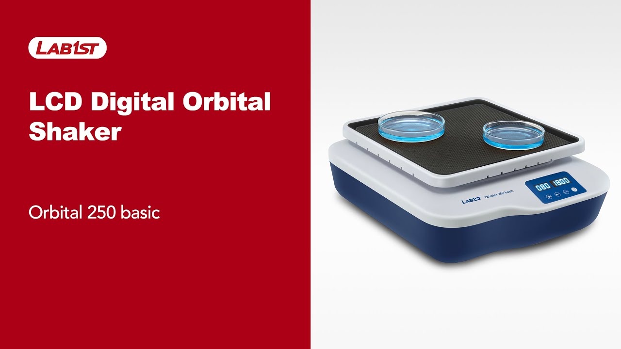 LAB1ST LCD Digital Orbital Shaker [Orbital 250 basic] - YouTube