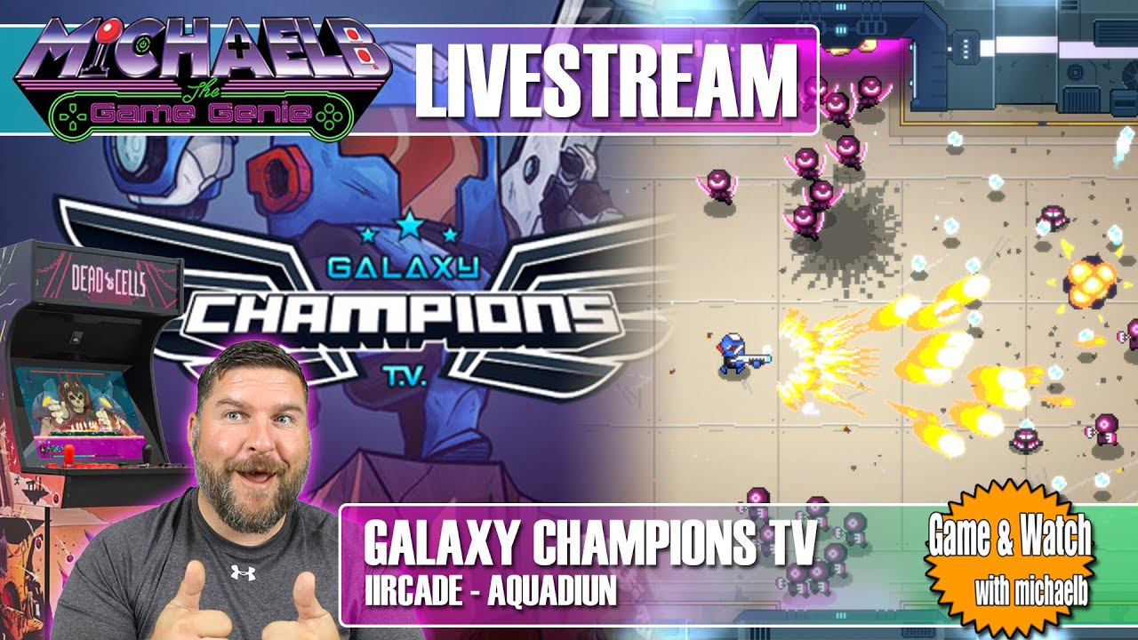 Galaxy Champions TV iiRcade Live Gameplay and First Impressions - YouTube