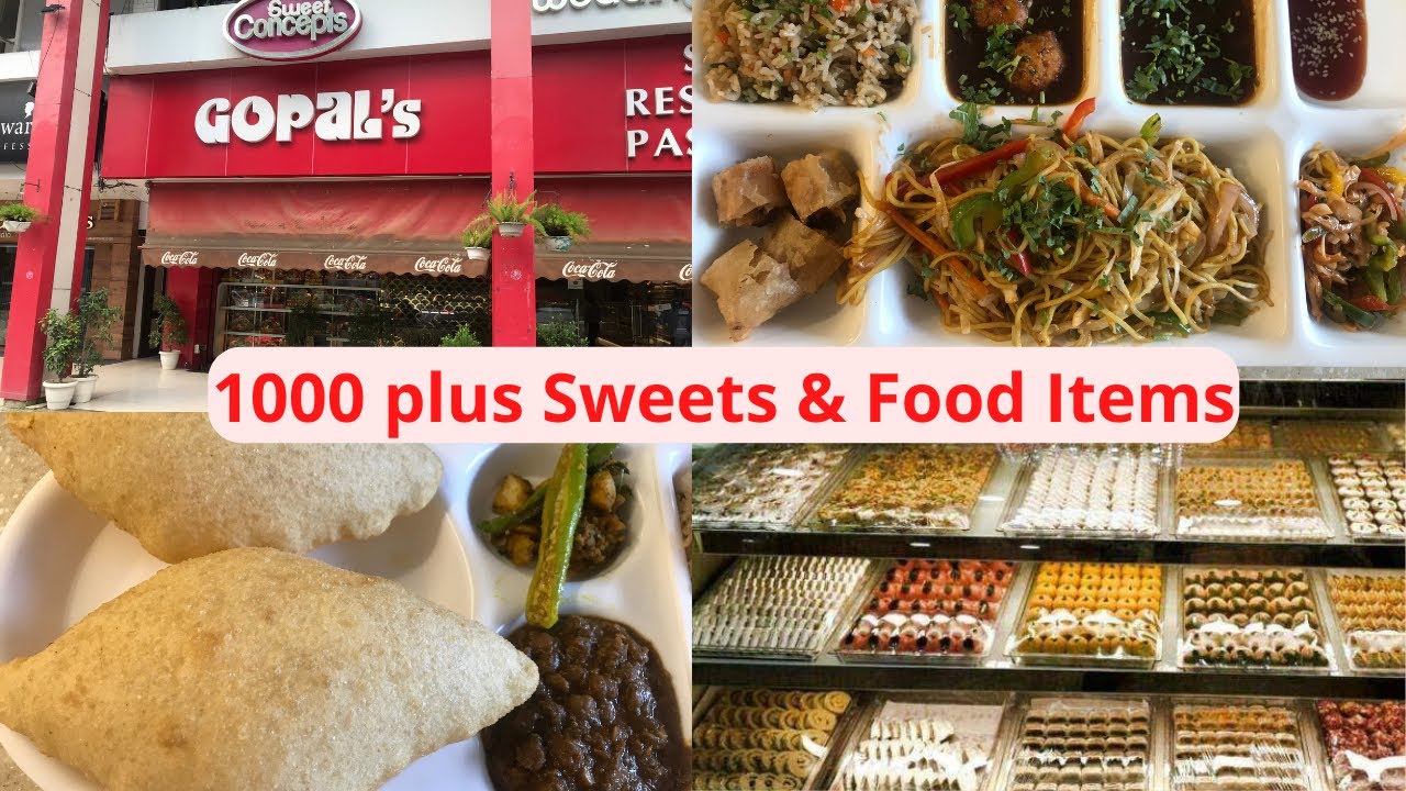 Very Popular Sweet Shop Gopal's! 1000 plus Sweets & Food Items ! Huge ...