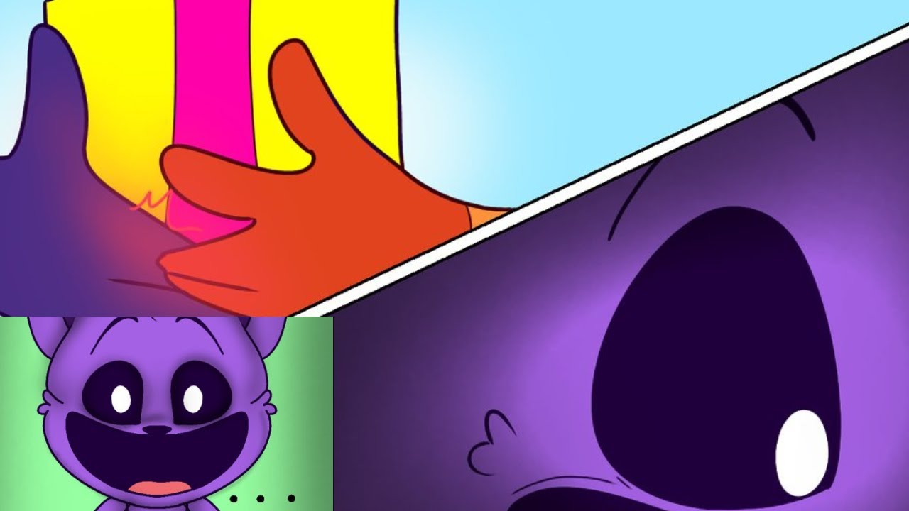 Catnap celebrates valentines day! - poppy playtime comic dub - YouTube