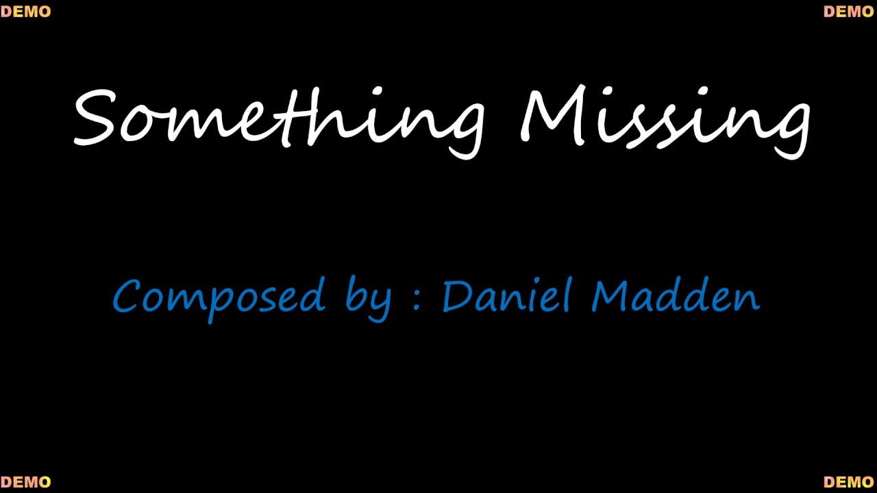 Something Missing - (Original Guitar Instrumental from the album Trail ...