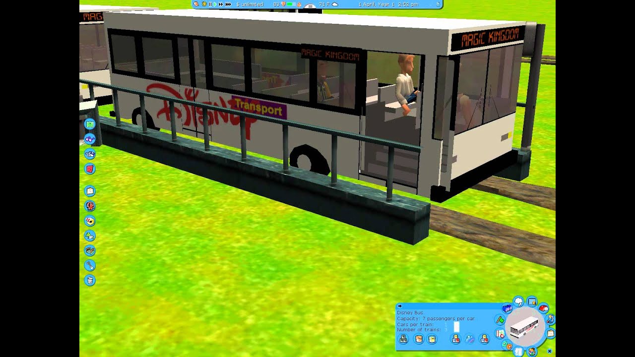 Rct3 Disney bus - YouTube