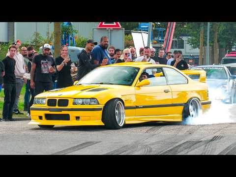 MODIFIED CARS LEAVING CAR MEET! E36 Turbo, 700HP Camaro, 1000HP Civic, 1100HP Turbo S, 900HP Supra