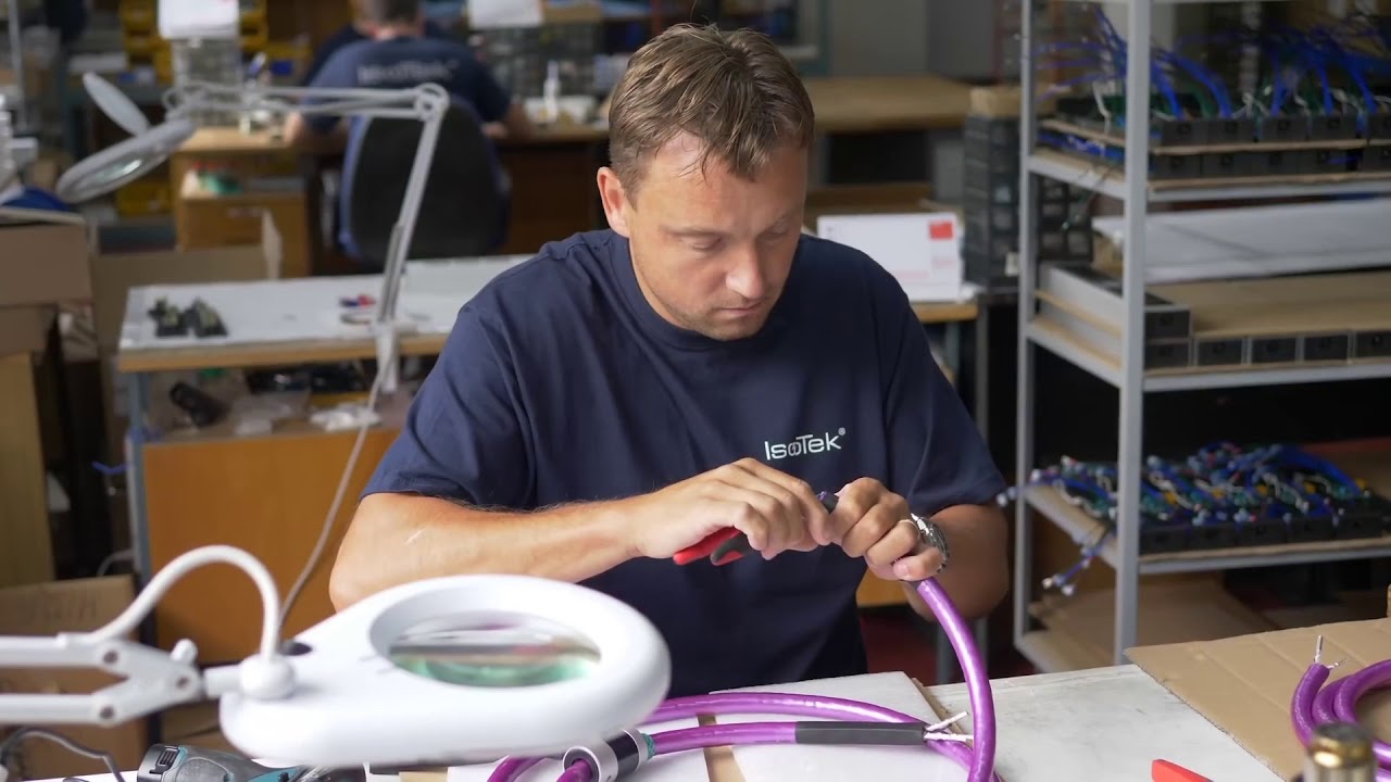 IsoTek factory tour July 2018 - YouTube