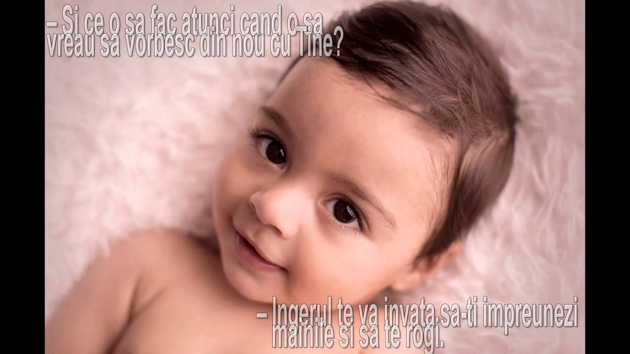 Conversatia unui copil nenascut cu Dumnezeu - YouTube