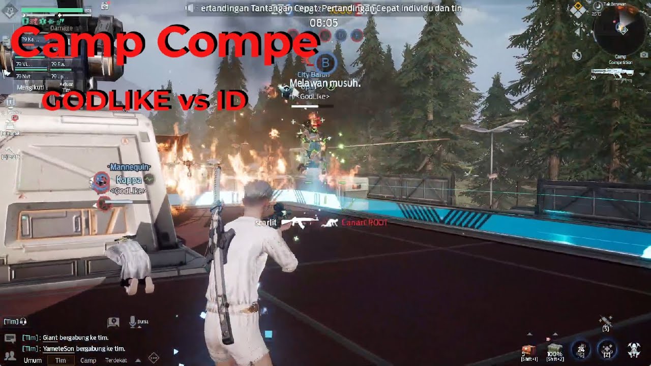 Camp Compe GODLIKE vs ID || UNDAWN - YouTube