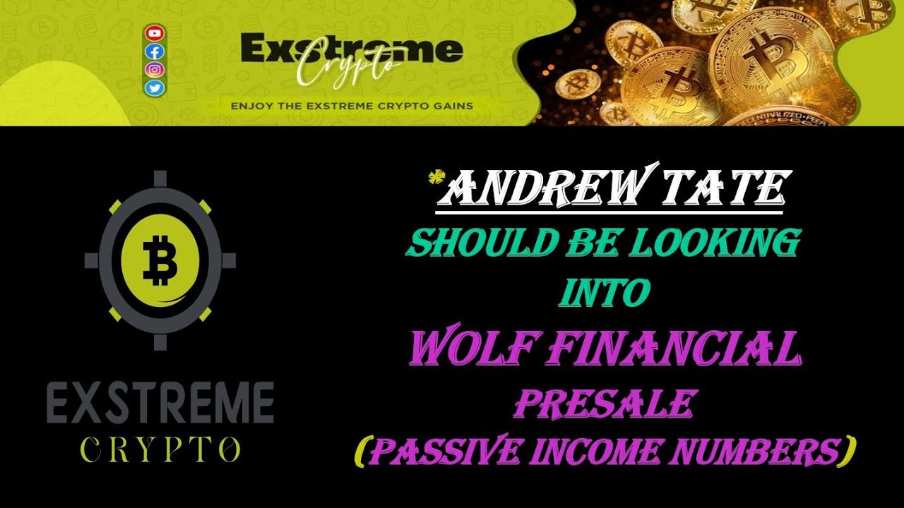 Andrew Tate is looking into Crypto Wolf Financials Token Sale - YouTube