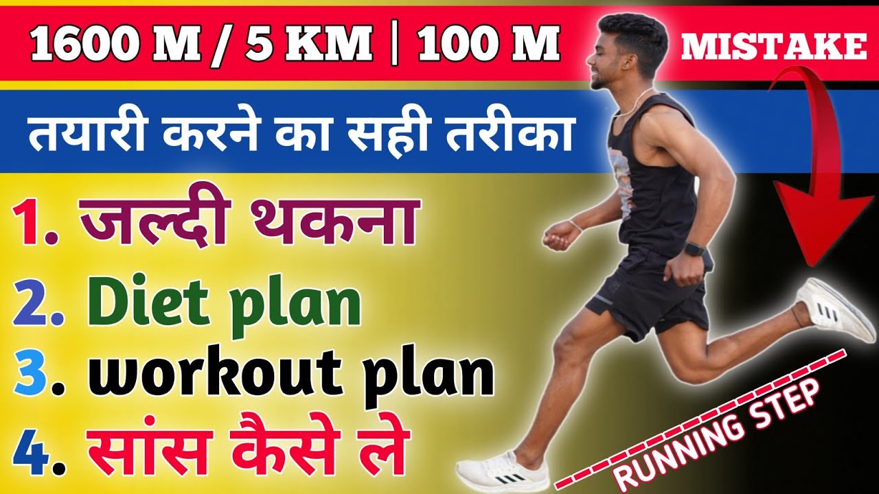 1600 मीटर का तयारी करने का सही तरीका | Best way for Running preparation | Top 11 Running tips ...