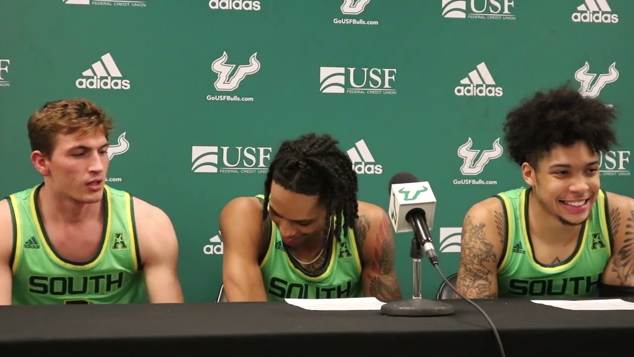 USF players Javon Greene, Caleb Murphy and Mark Calleja talk win over ...