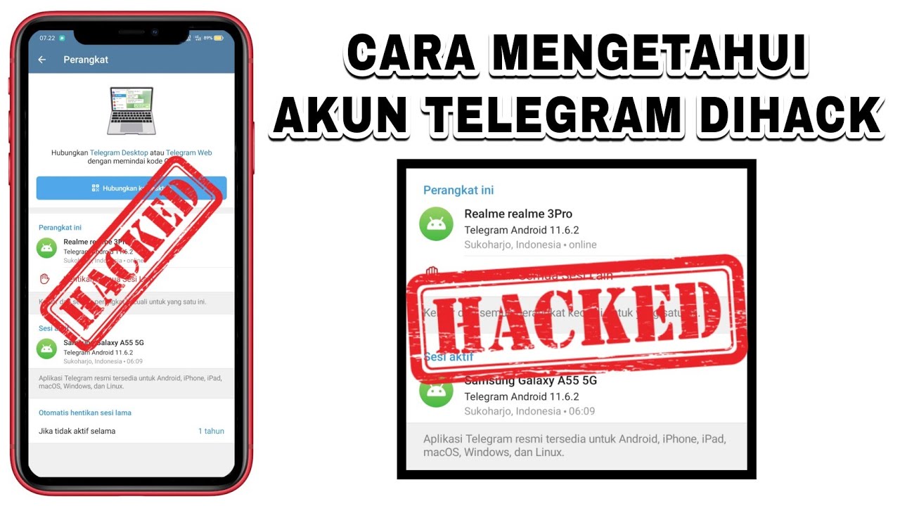 Cara Mengetahui Akun Telegram Dihack atau Disadap Orang Lain - YouTube