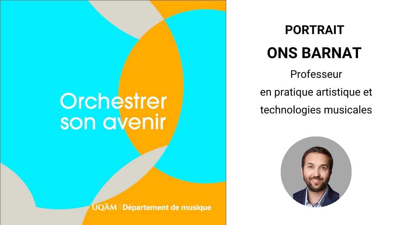 Portrait d'Ons Barnat, professeur en pratique artistique et en ...