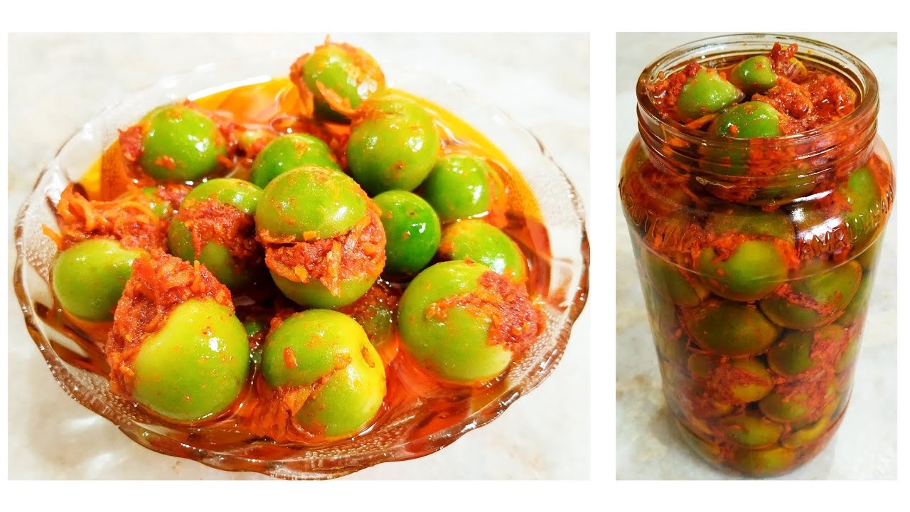 Gunde Ka Aachar | Gunda Mango Pickle | Gunda Nu Athanu | ગુંદા નું ...