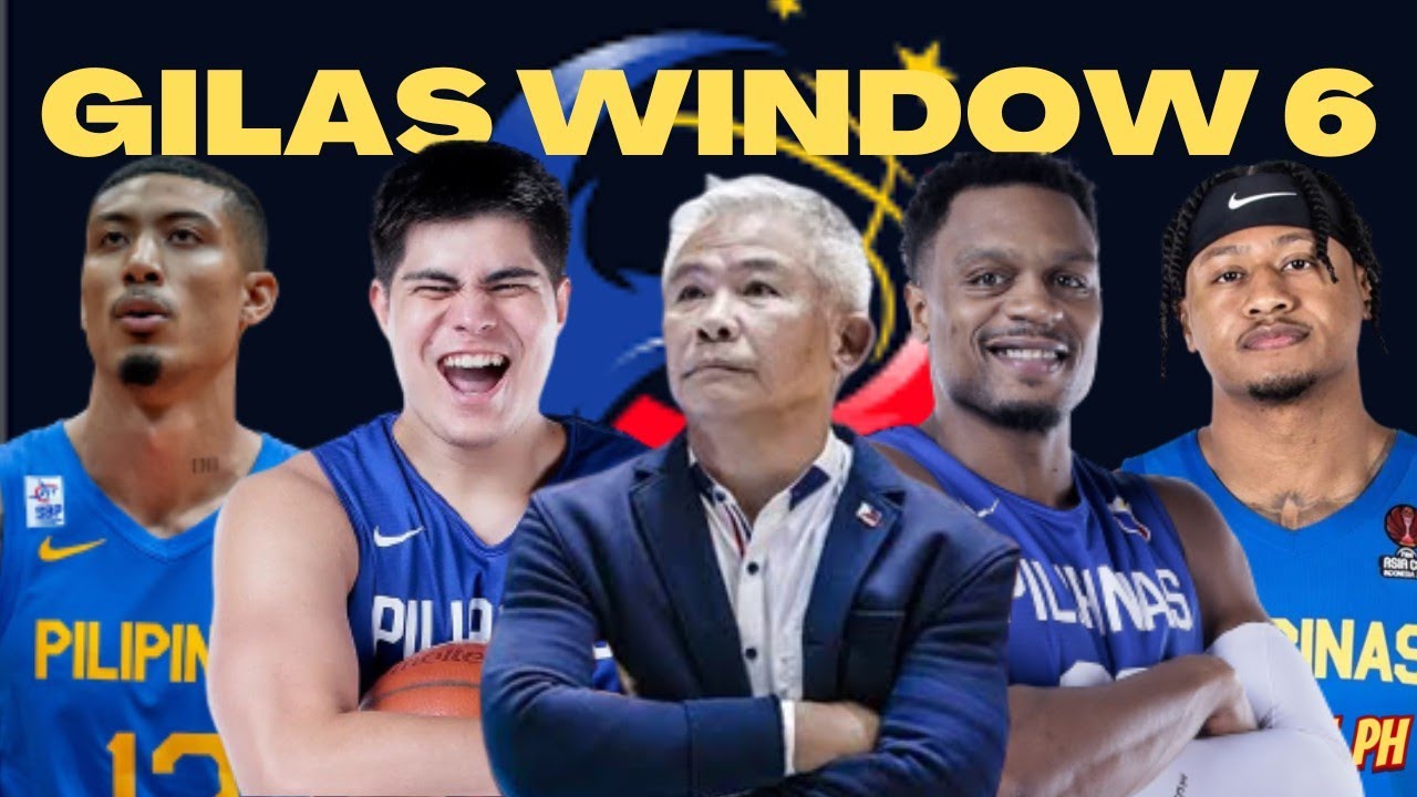 GILAS PILIPINAS OFFICIAL ROSTER | FIBA WORLD CUP QUALIFIERS WINDOW 6 ...