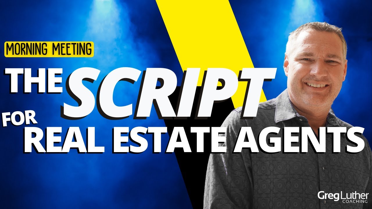 The SCRIPT For Real Estate Agents ⭐️⭐️ - YouTube