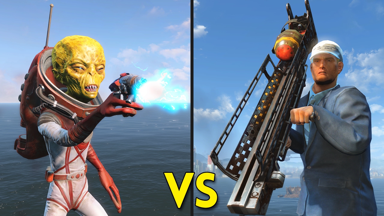 Fallout 4 - TRUMP vs 100 ALIENS - Battles #64 - YouTube