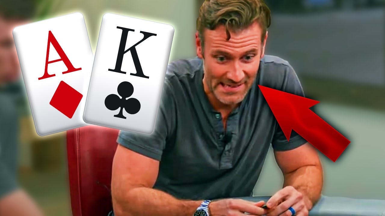 Poker Player In Shock After Going ALL-IN With AK - YouTube