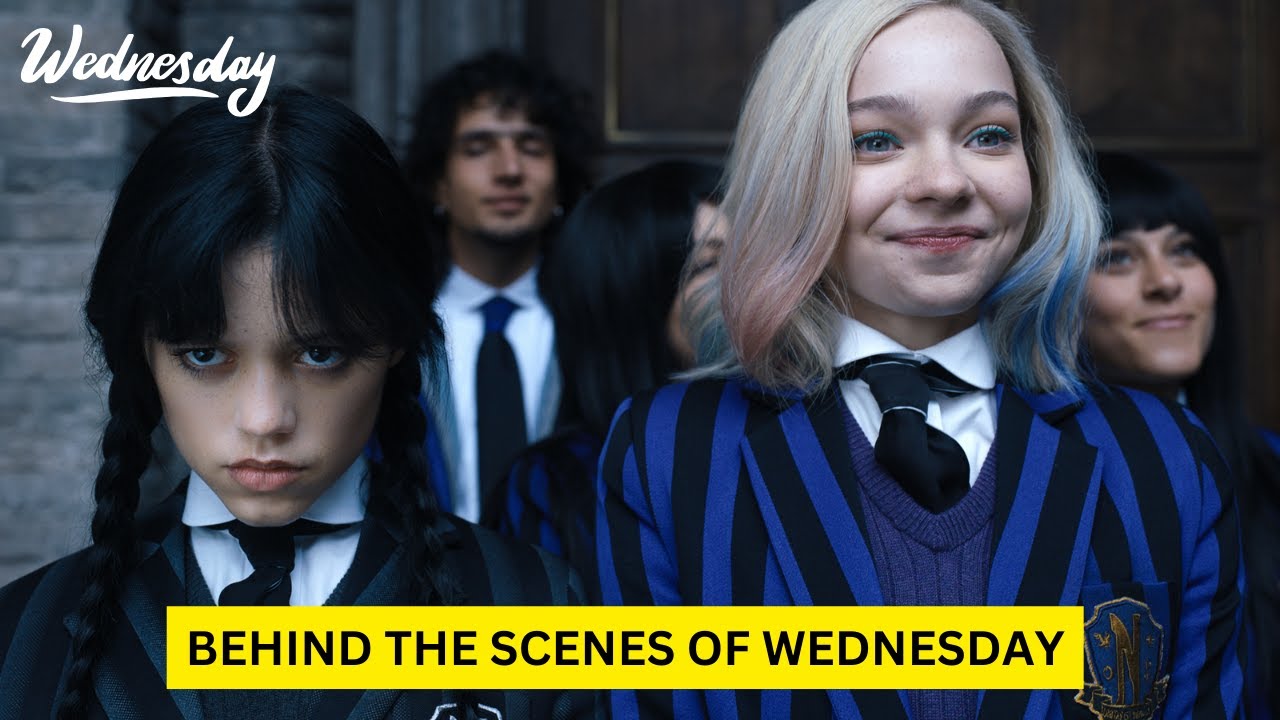 Wednesday BTS | Behind the scenes | TrendingWorld - YouTube