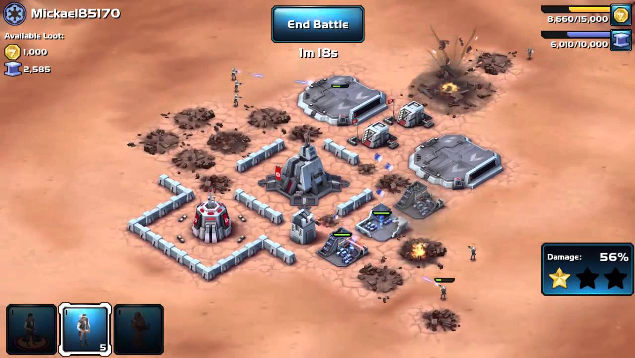 Star Wars: Commander Windows 10 Gameplay - YouTube