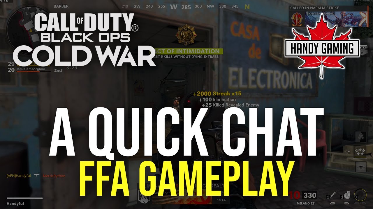 A quick chat about Cold War & more - YouTube