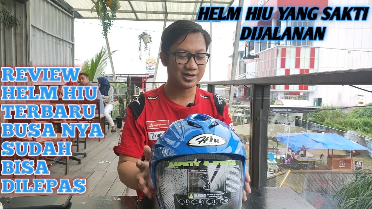 Review helm HIU Arrow Double Visor LENGKAP - YouTube