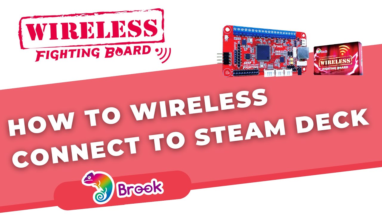 How To Use【Wireless Fighting Board】wireless connect with Steam Deck ...