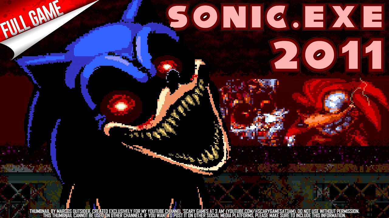 Sonic 2011 [Sonic.EXE Official Game] (No Commentary Longplay) ALL ...