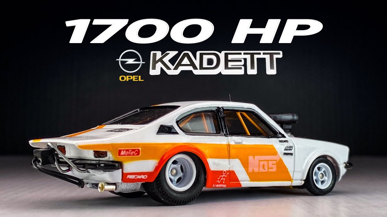Opel Kadett Drag with V8 big block supercharged Matchbox Custom - YouTube