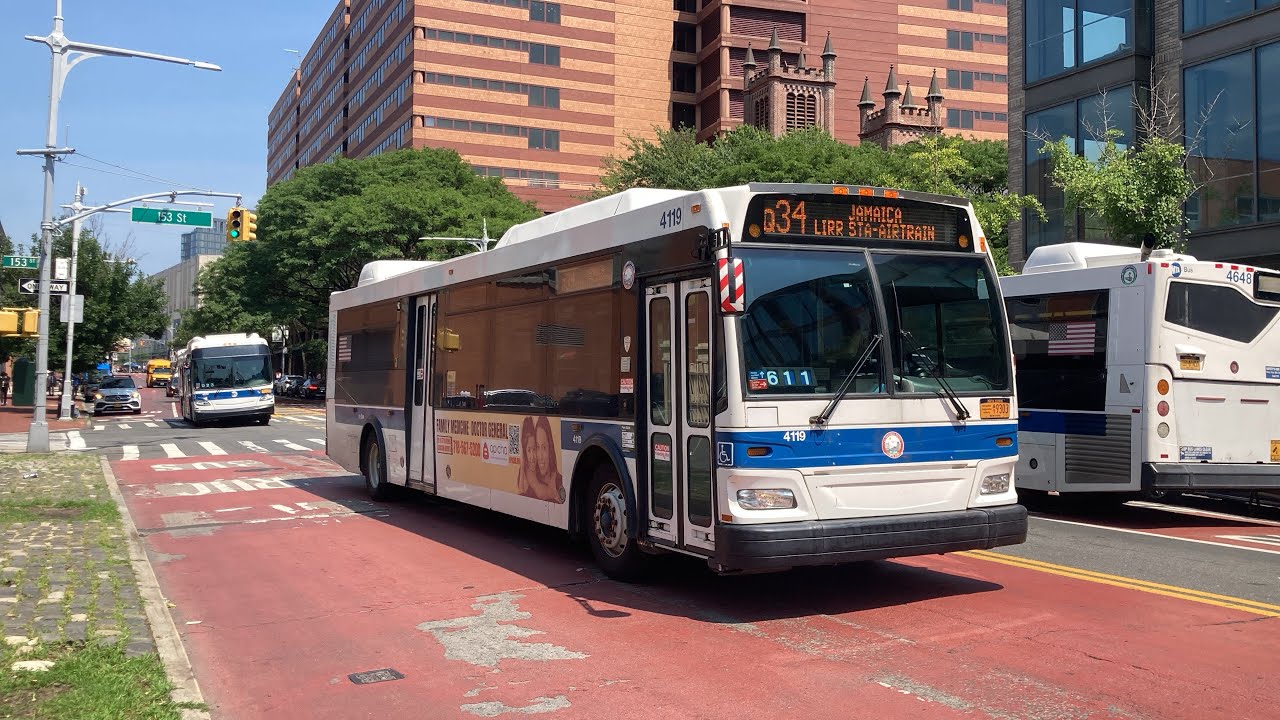 ᴴᴰMTA Bus: 2009/2011 Orion VII NG/New Flyer C40 #4119/#547 on the Q34 ...