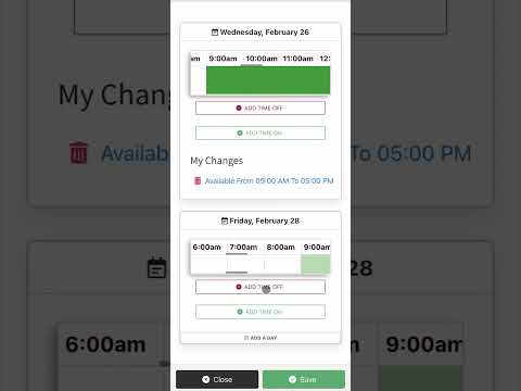 Setting My Availability - YouTube